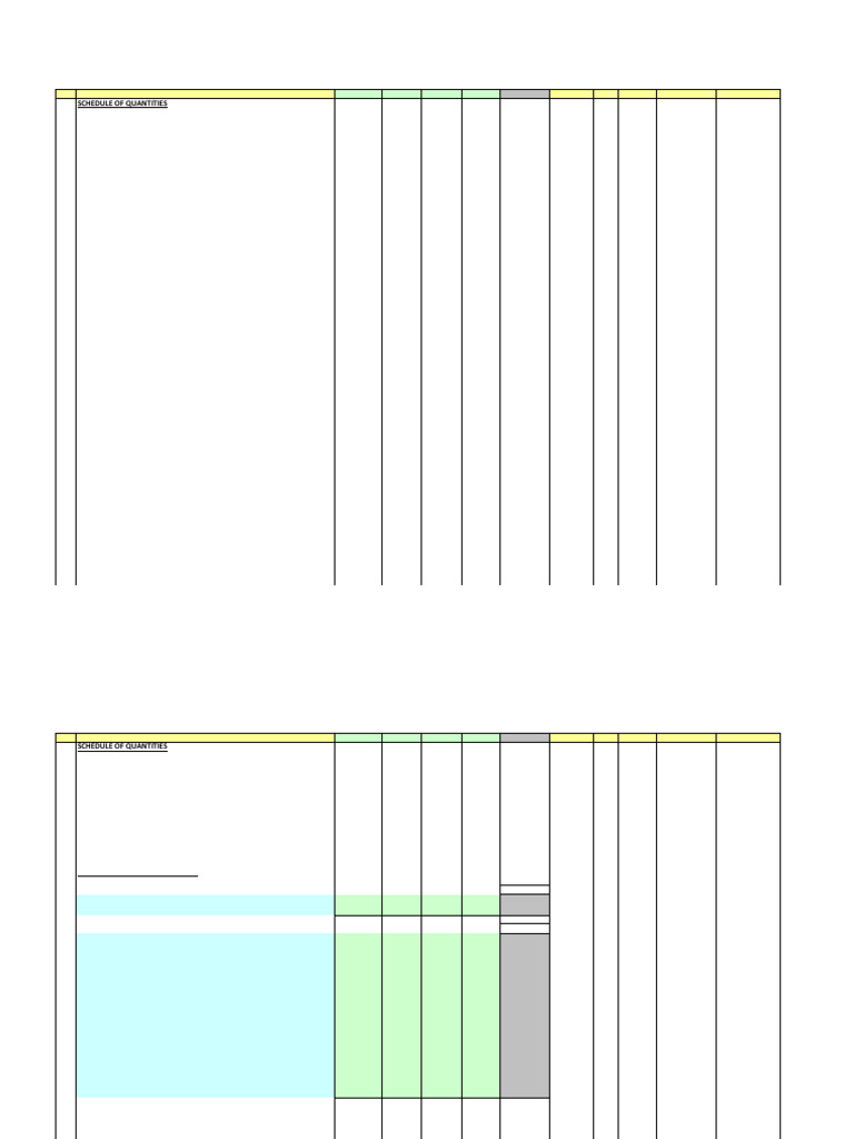 BOQ Assignment | PDF | Concrete | Structural Engineering