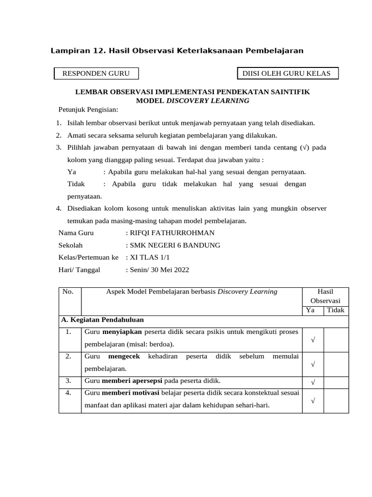 Lembar_Observasi_keterlaksanaan_Pembelajaran_Discovery_Learning (TTD BU ...
