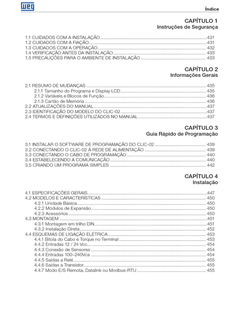 Manual Clic Weg | PDF