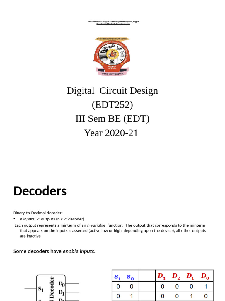 DCD Decoder | PDF
