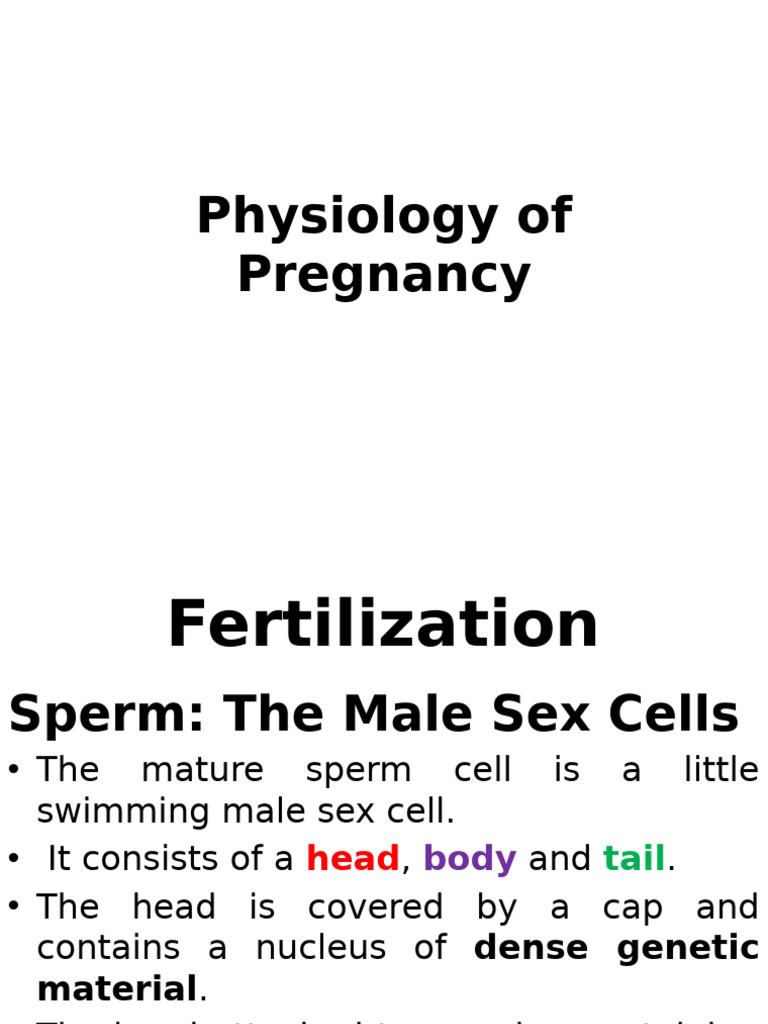 1 Fertilization | PDF