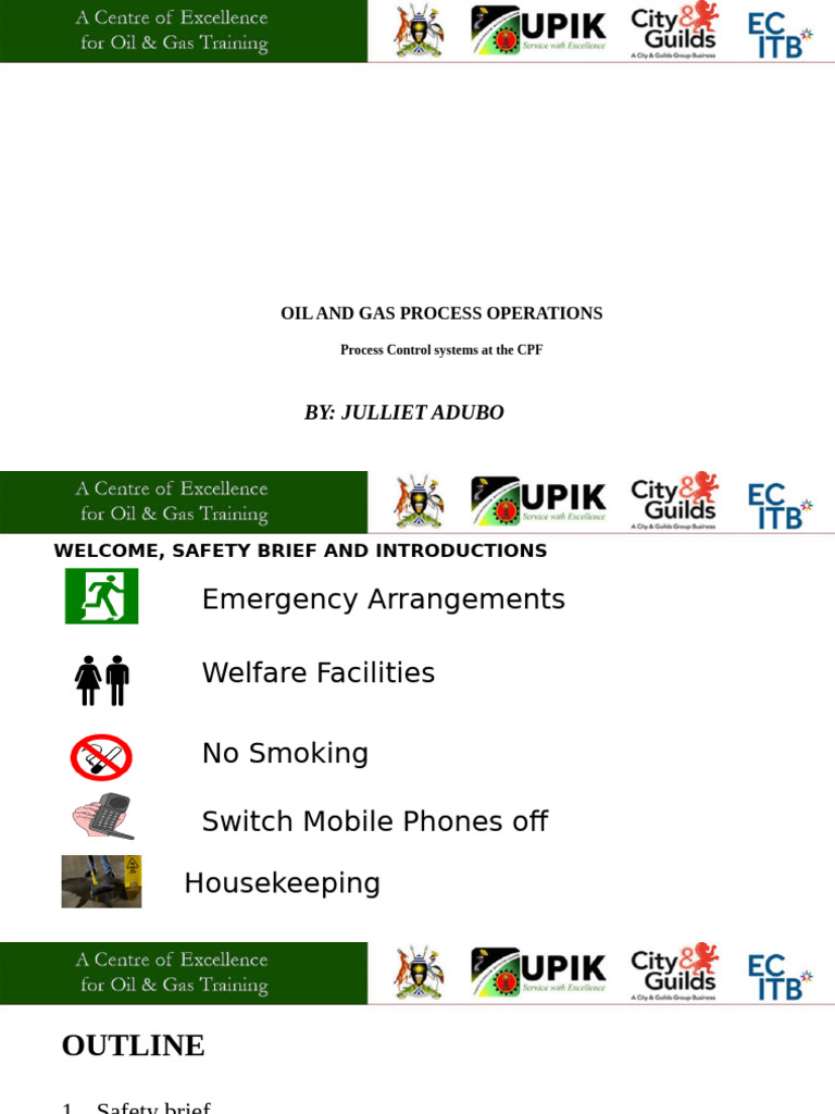 Oil and Gas Process Operations 1 | PDF