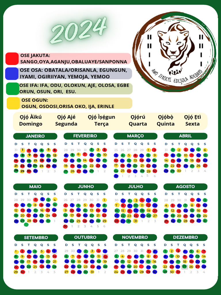 Calendário Ose 2024 | PDF