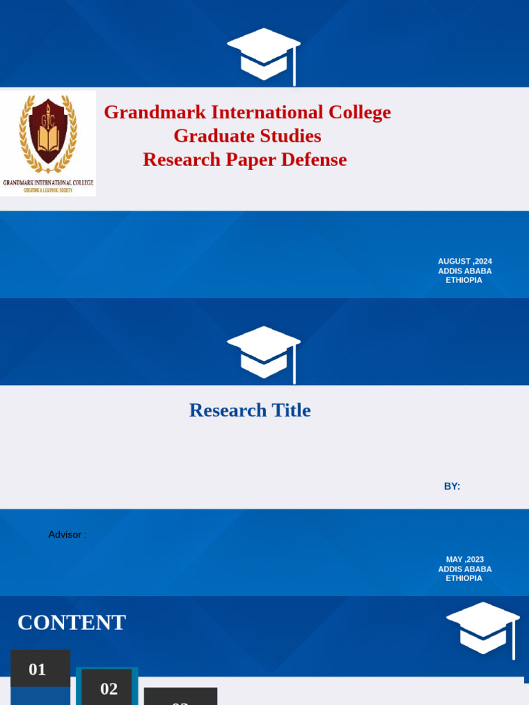 GIC Thesis Defence Tamplete | PDF