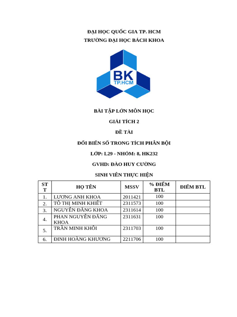 Nhóm 8 - L29 - BTL | PDF