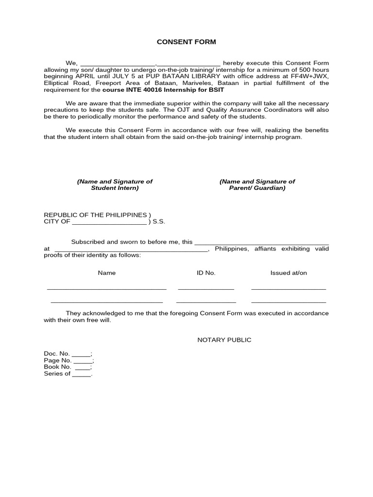 Consent Form 04252022 | PDF