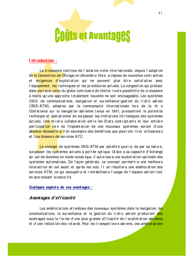 Coûts Et Avantages | PDF