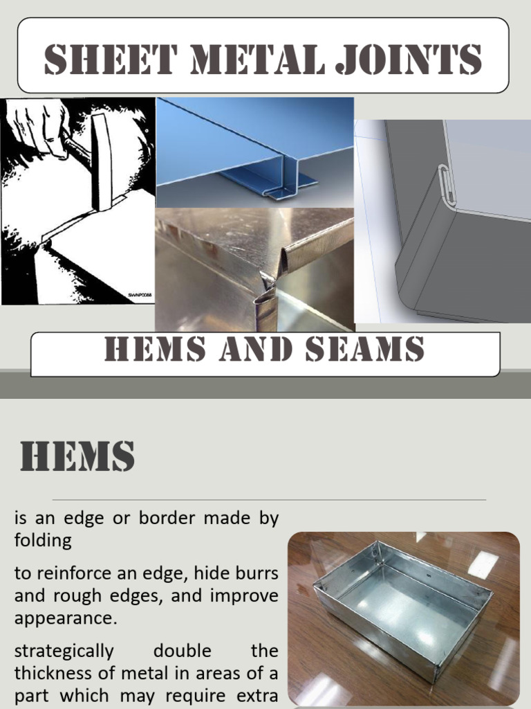 Sheet Metal Joints | PDF