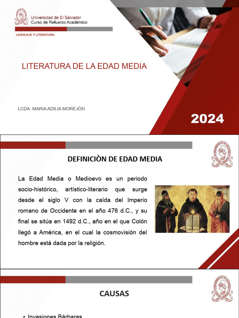 Literatura Medieval - PPTX | PDF