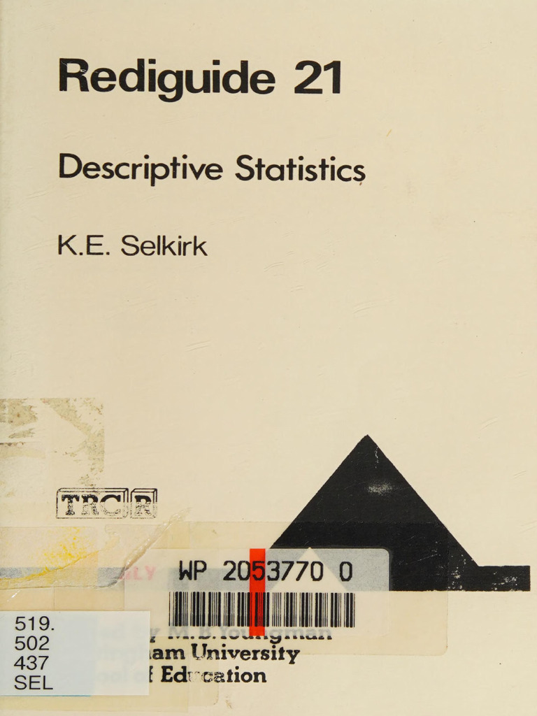 Descriptive Statistics | PDF
