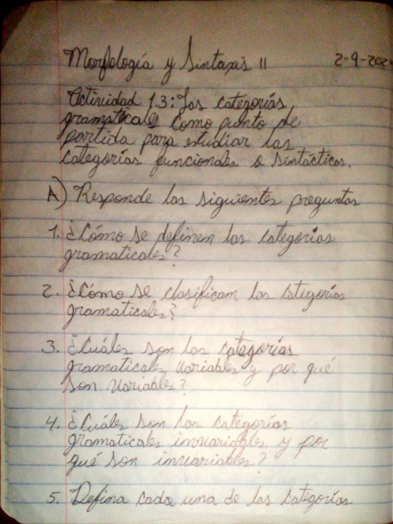 Morfo 2 Tarea 1.3 | PDF