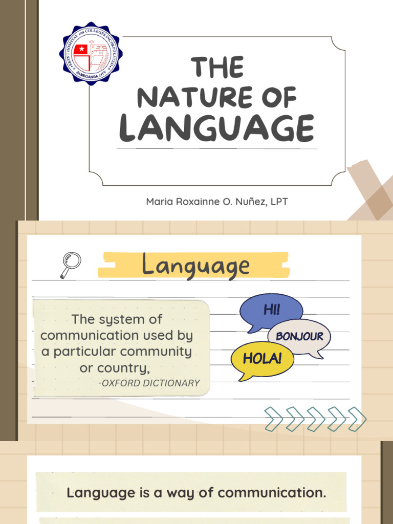 Nature of Language | PDF | Semantics | Social Science