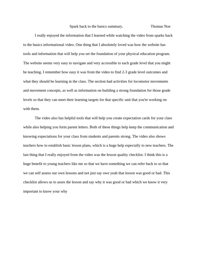 Spark PD Summary | PDF