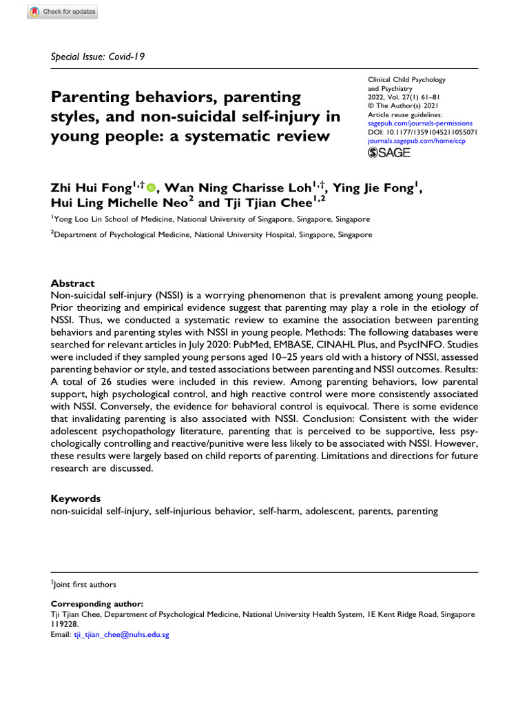 fong-et-al-2021-parenting-behaviors-parenting-styles-and-non-suicidal-self-injury-in-young ...
