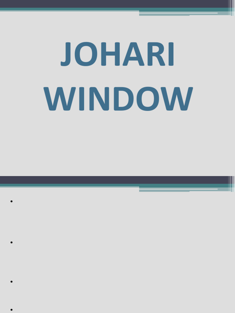 Johariwindowfinal | PDF