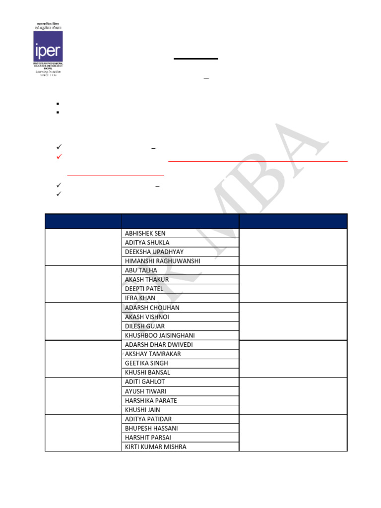 Assignment T2-NOTICE M1 - Presentation | PDF
