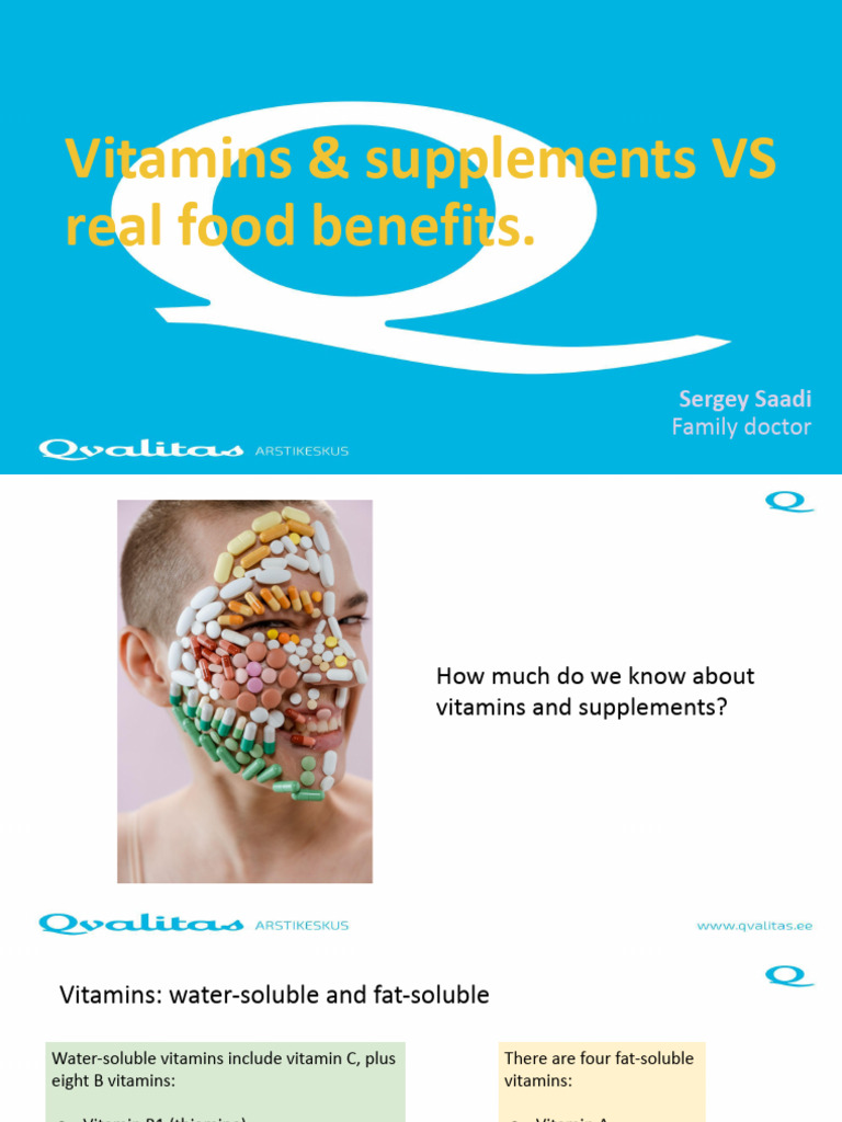 Vitamins and Supplements | PDF