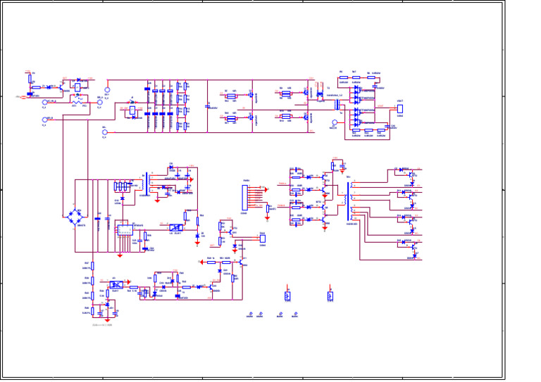 223dv Main PCB Schematic 6 0620 2029-b | PDF