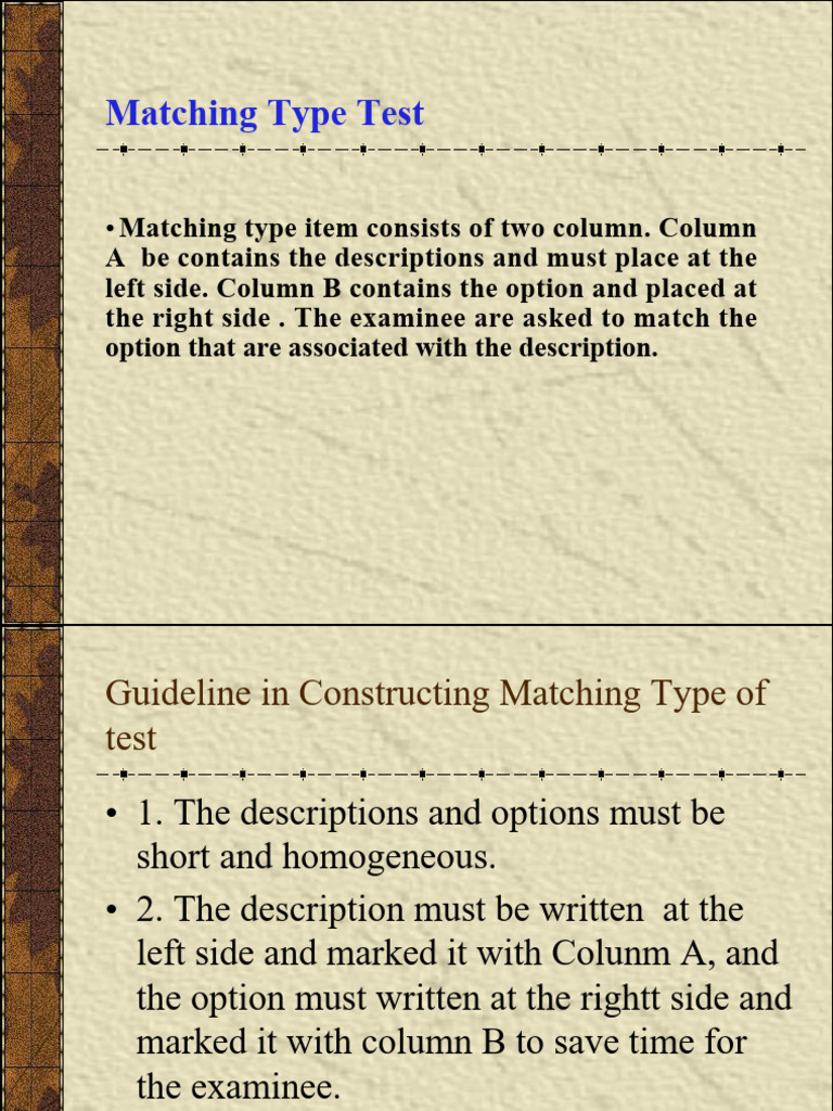 Constructing Test Item 1 | PDF