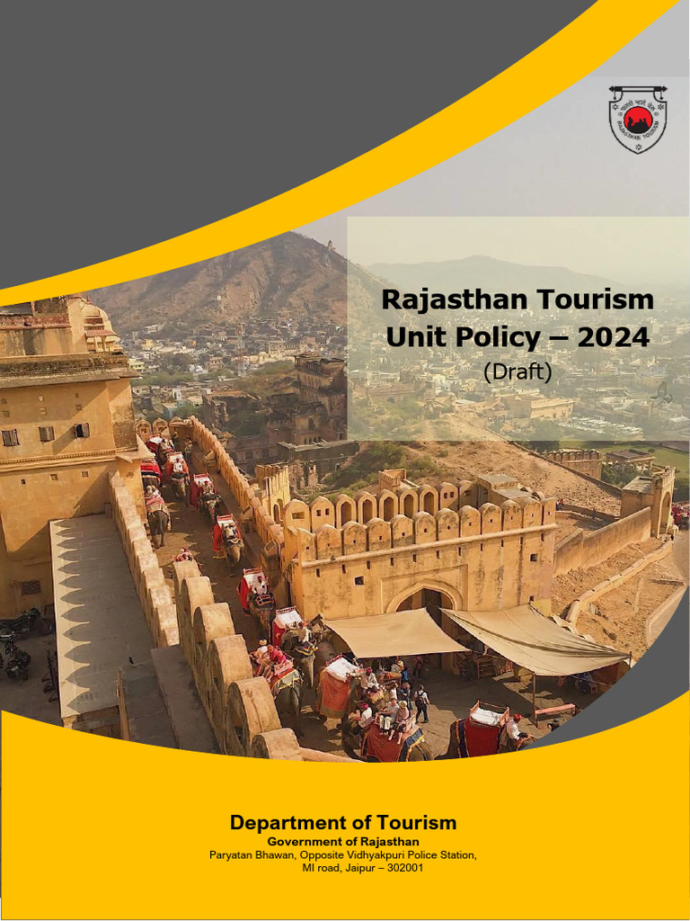 Rajasthan Tourism Unit Policy 2024 | PDF