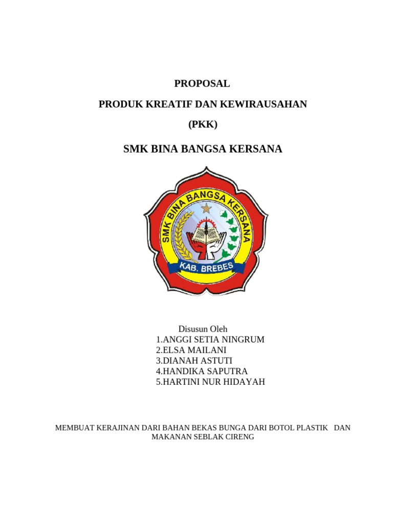 Proposal KELOMPOK PKK | PDF