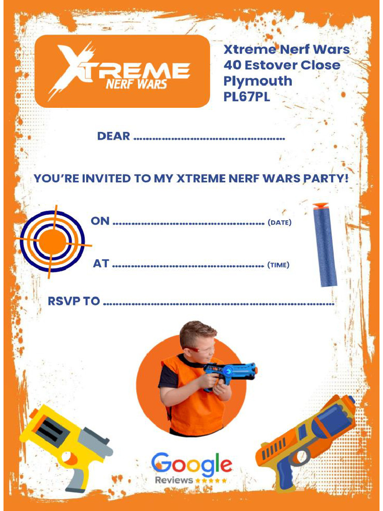 Nerf Invite | PDF