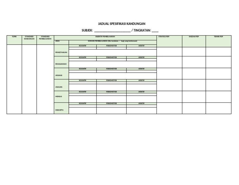 Template JSK KSSM | PDF