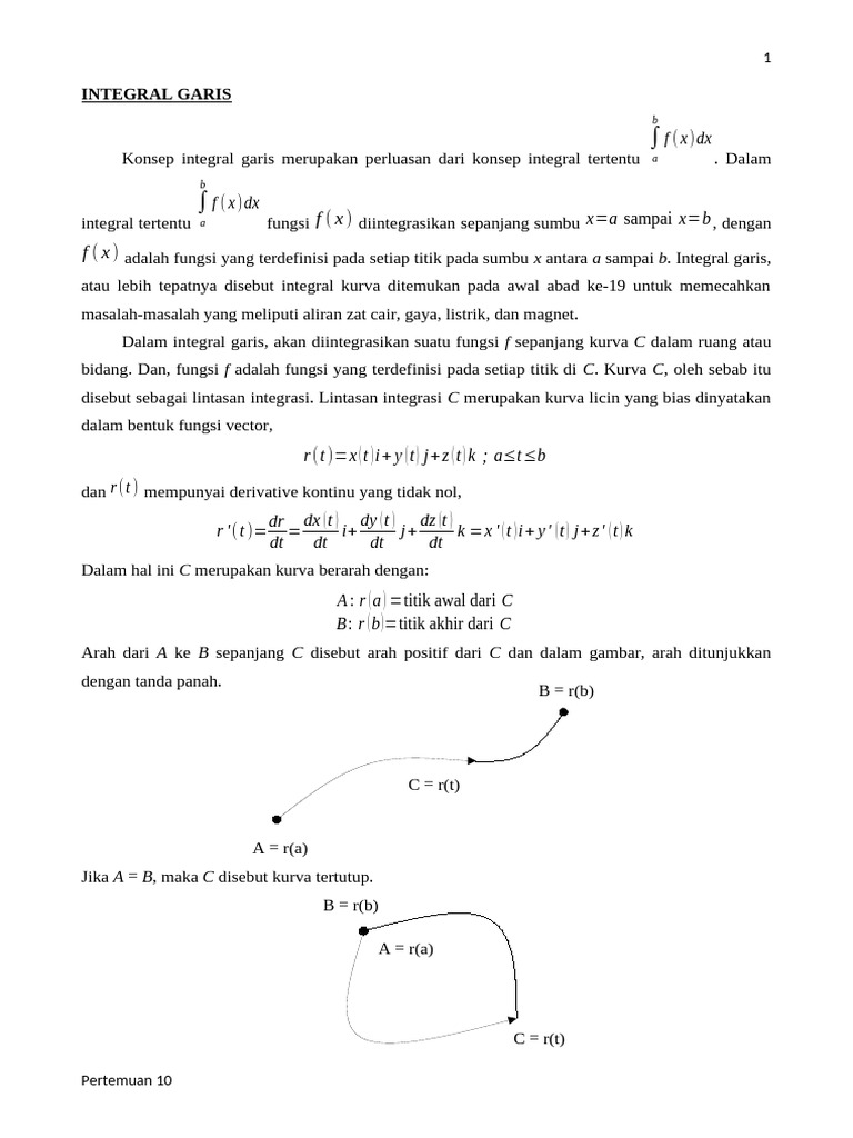 10 Integral-Garis | PDF