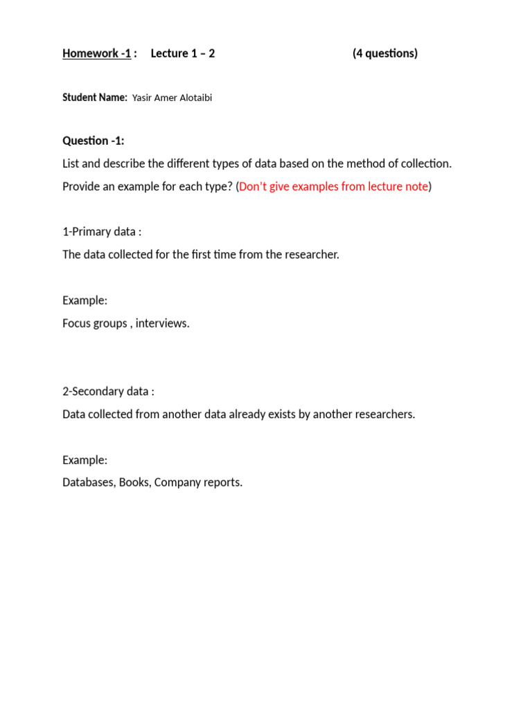 Assignment model -1 5 | PDF