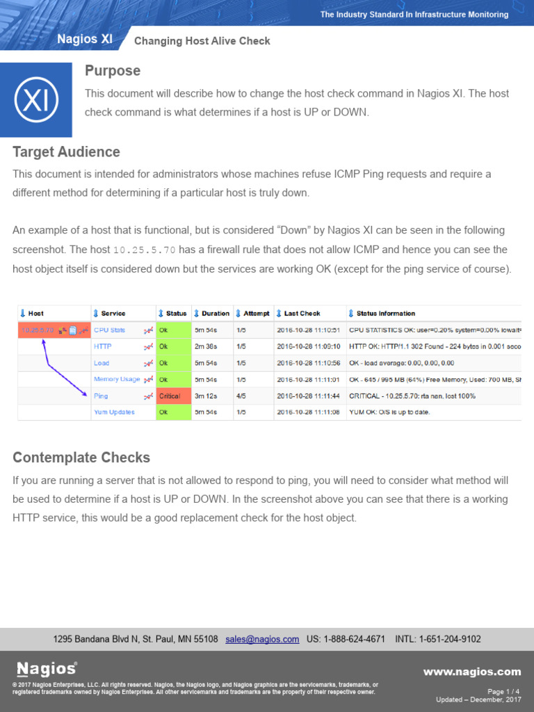 Changing_Host_Alive_Check_In_XI | PDF