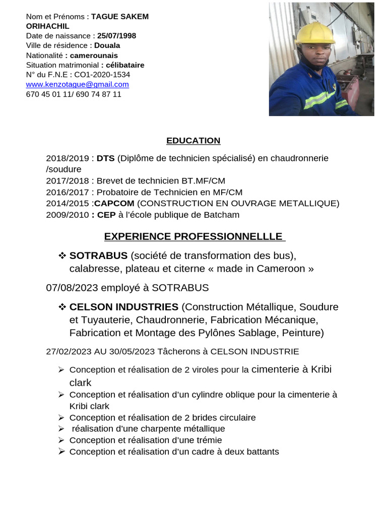 CV Tague-2 | PDF
