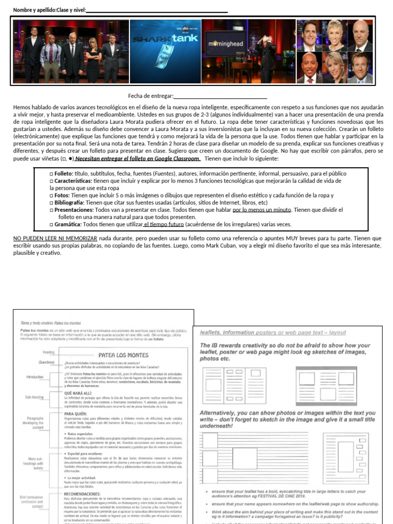 Español Shark Tank | PDF