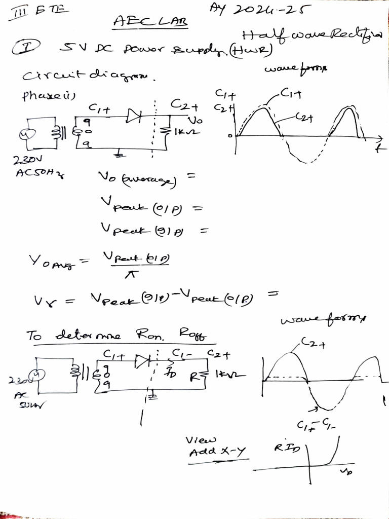 AEC LAB EXP 1 DC Power Supply | PDF