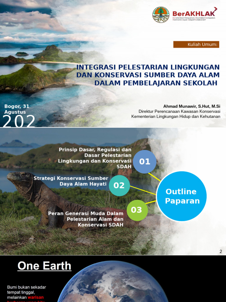 Peran Generasi Muda Dalam Konservasi Sumber Daya Alam - 31082024 | PDF