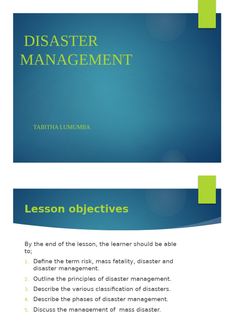 DISASTER MANAGEMENT-final-1 | PDF