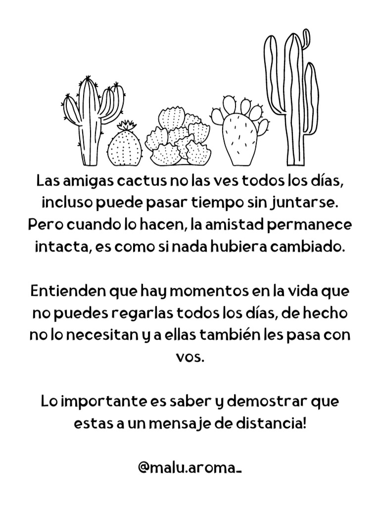 Las amigas cactus no las ves todos los días, incluso puede pasar tiempo ...