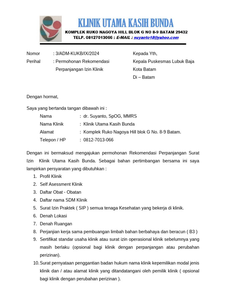 Surat Permohonan Ke Puskesmas Rev1 | PDF