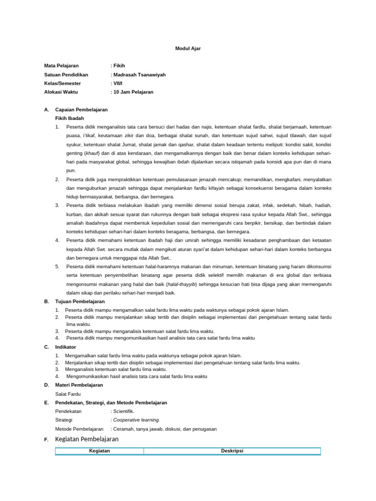 Modul Ajar BAB 2-1 | PDF