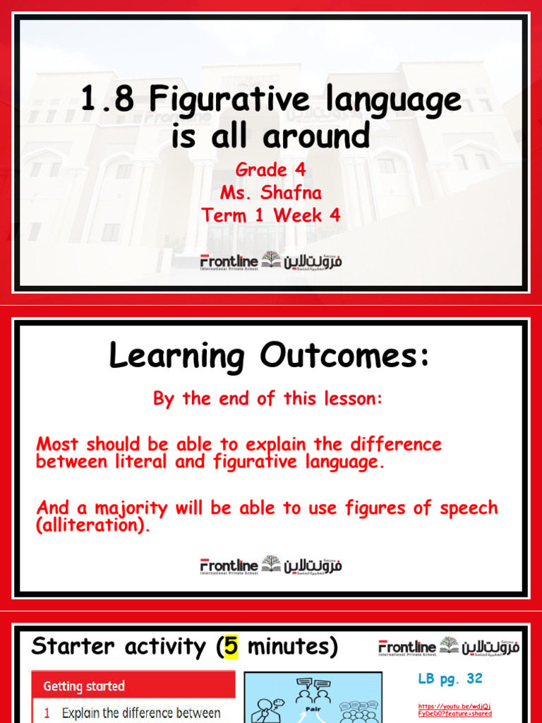 1.8 Figurative Language Is All Around | PDF