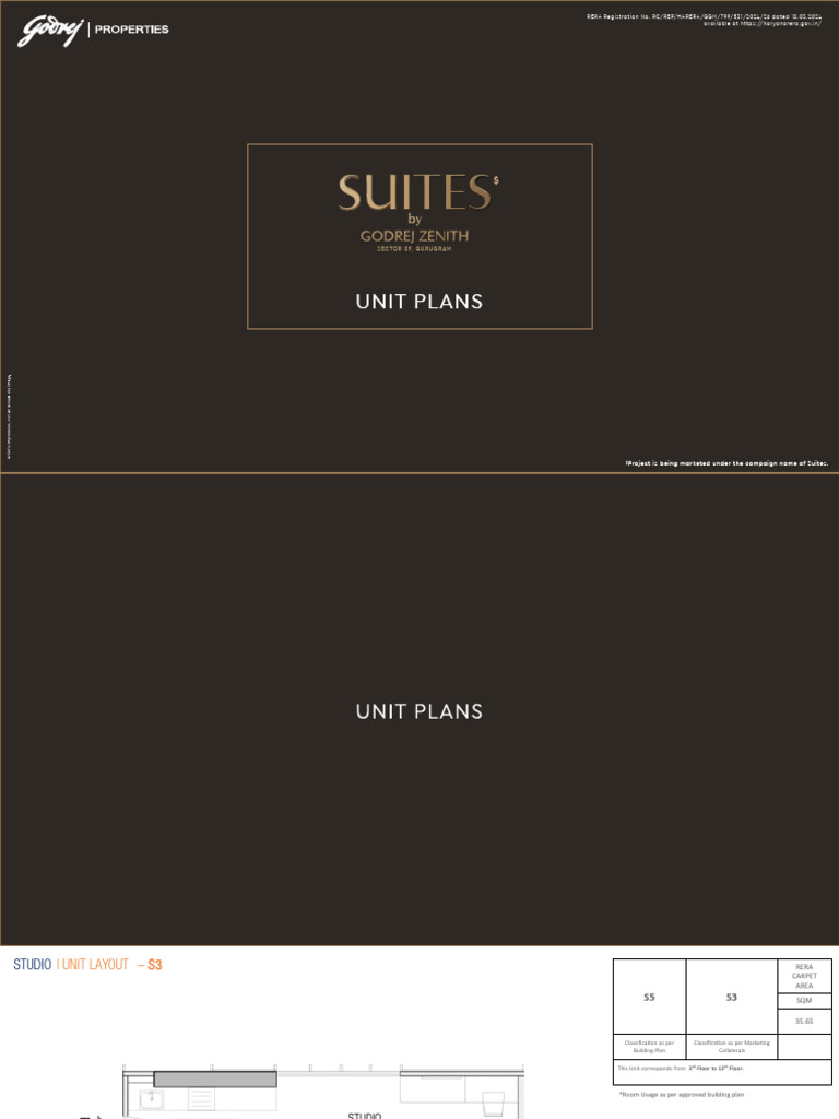 Suites by Godrej Zenith - Layouts | PDF
