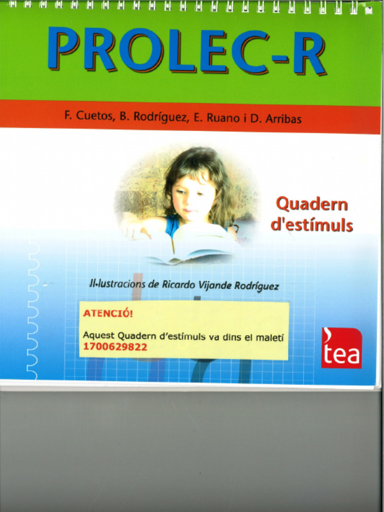 PROLEC-R Quadern D - Estímuls | PDF