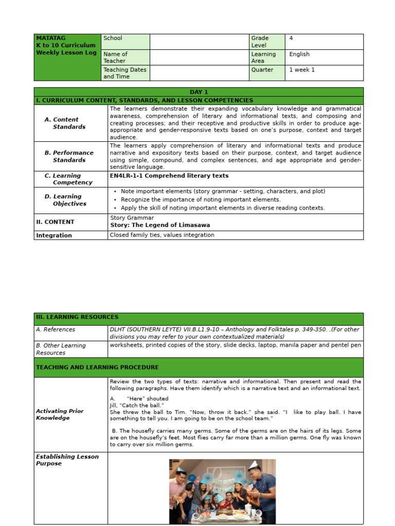 Lesson Plan Exemplar Q1 D Jusfer Demo 071526 | PDF