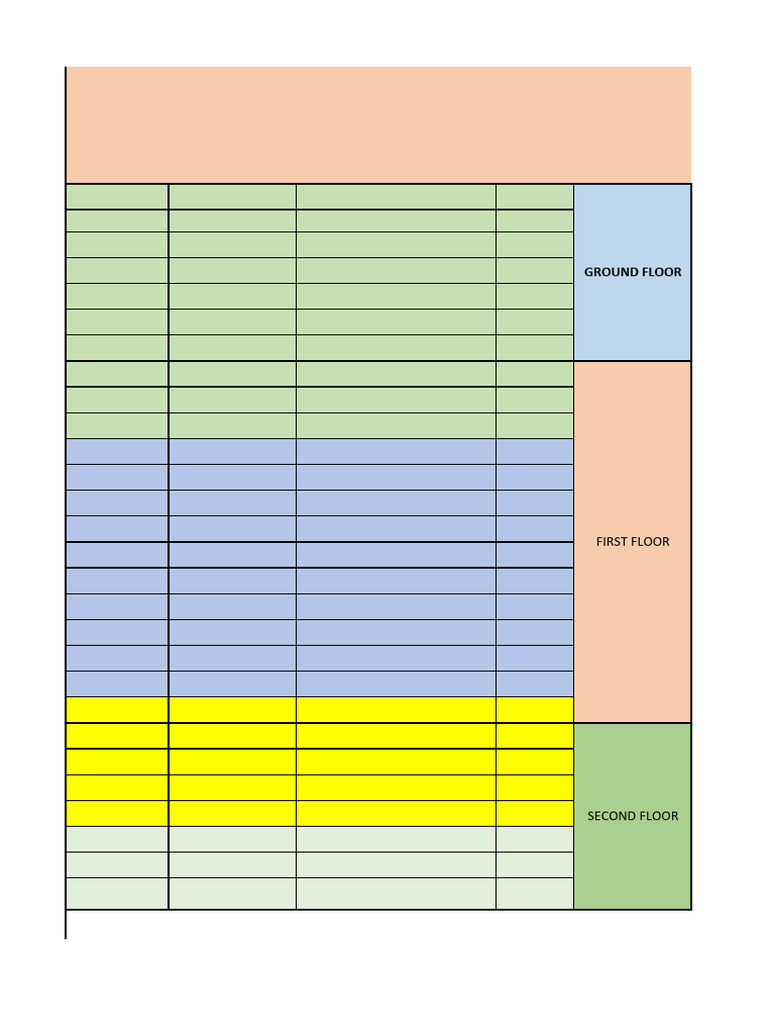 Xii Final 3RD Unit Test Seating Arrangement 29-09-2024 | PDF