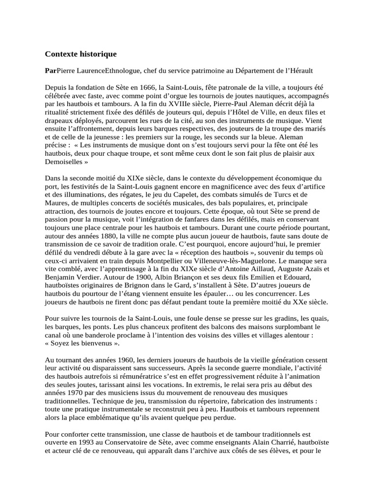 Contexte Historique | PDF