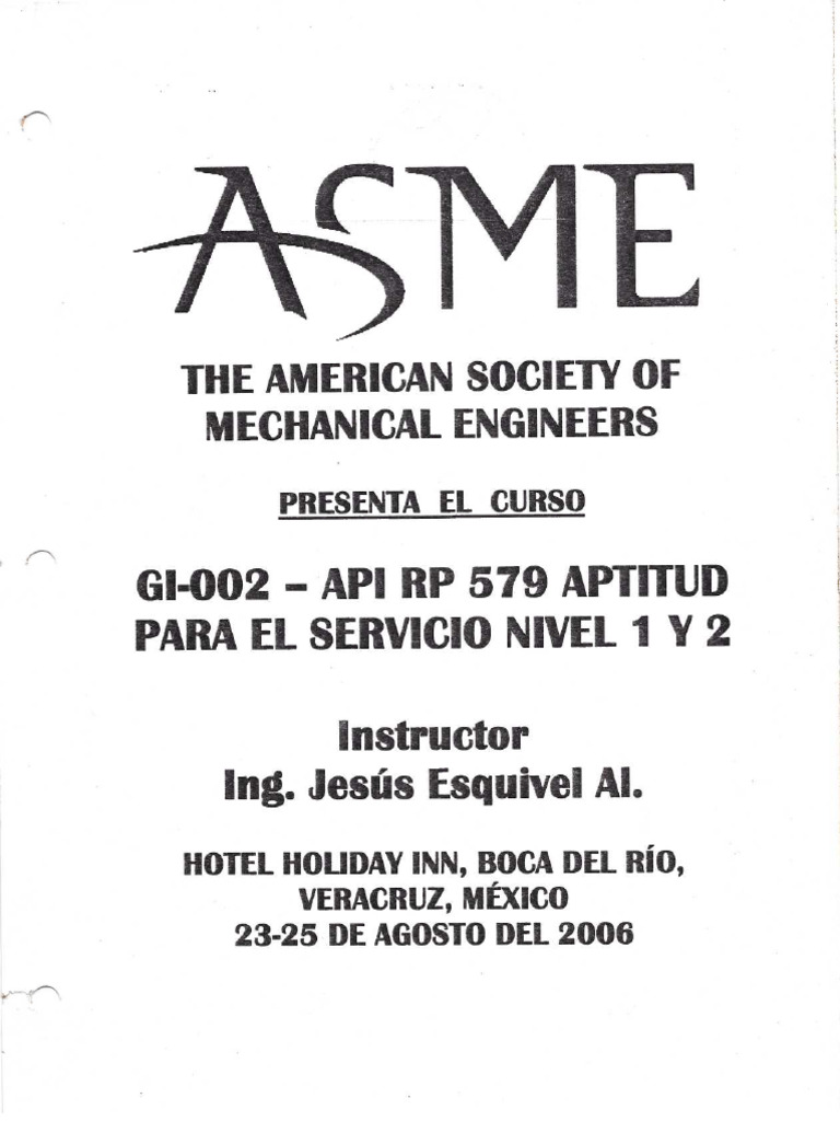 Api 579 Esp | PDF