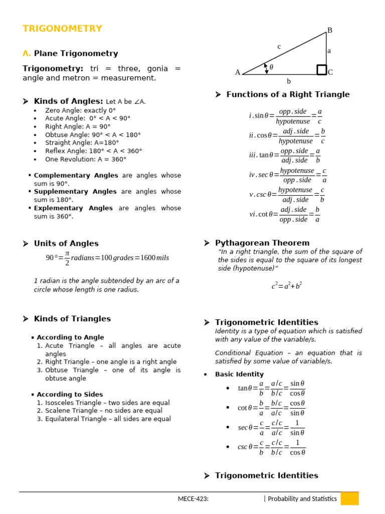 Trigonometry | PDF
