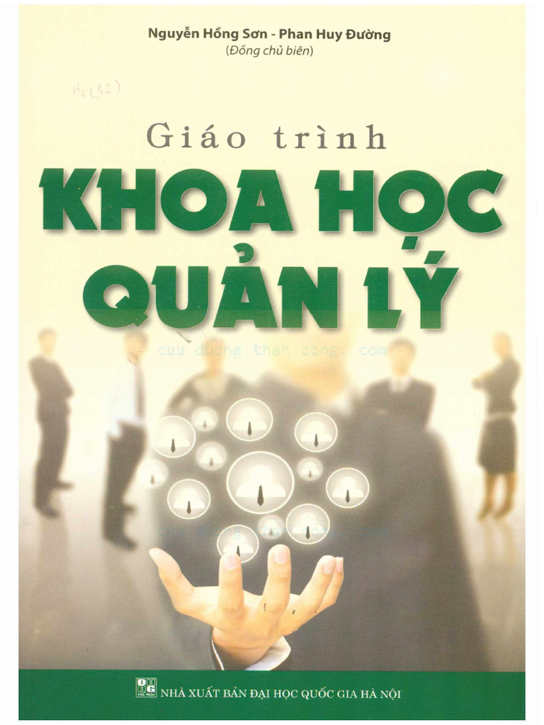 Khoa Hoc Quan Ly Nguyen Hong Son, Phan Huy Duong Giaotrinhkhoahocquanly ...