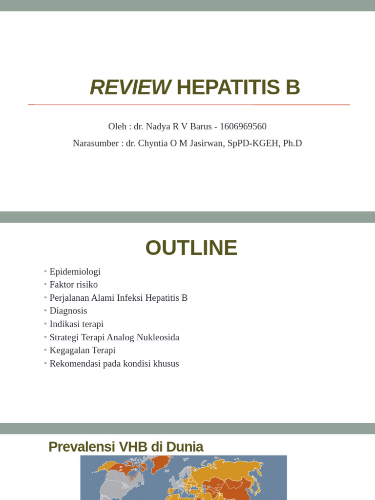 Review Hepatitis B - Nadya RVB | PDF