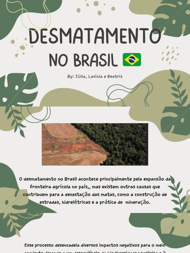 Desmatamento no Brasil - Júlia .pdf | PDF