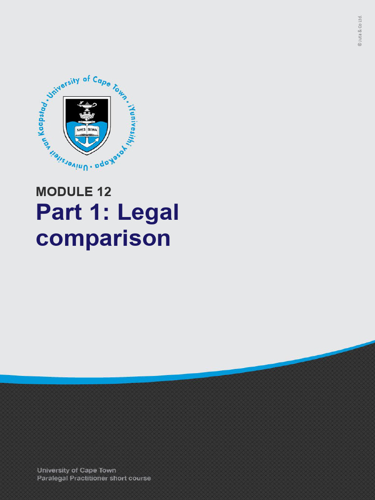 UCT PAR Module 12 - Notes (Part 1) | PDF